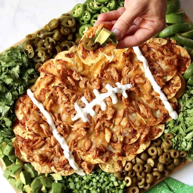 Football Nacho Board - The BakerMama