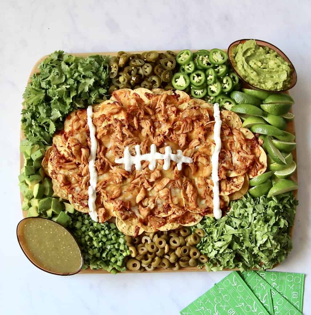 Football Nacho Board - The BakerMama
