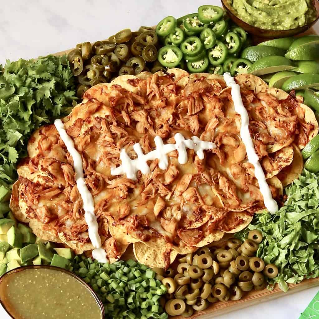 Football Nacho Board - The BakerMama