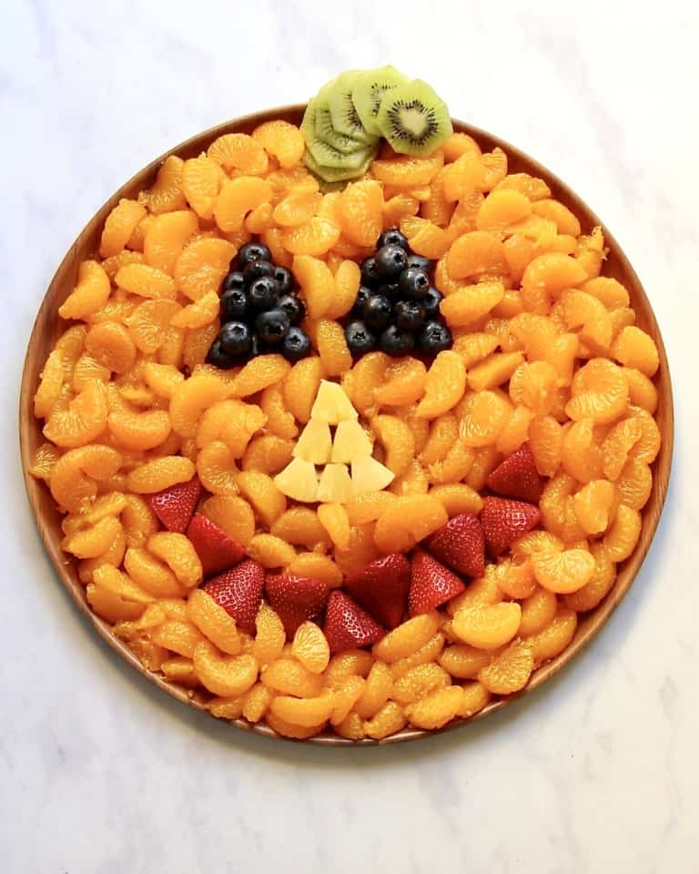 Pumpkin Fruit Platter - The BakerMama
