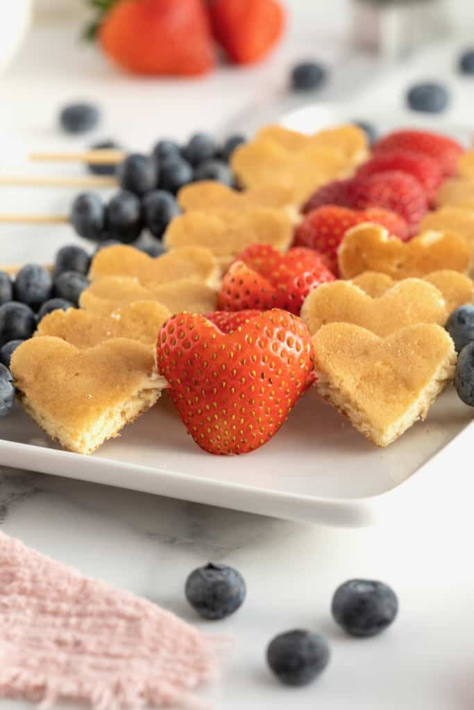 Cupid's Pancake Kabobs - The BakerMama