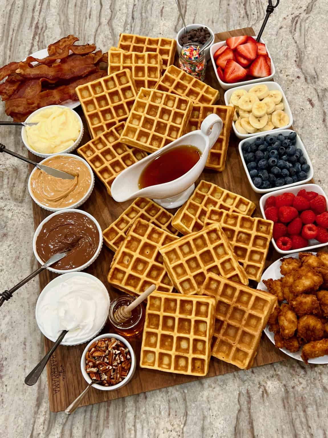 Build-Your-Own Waffle Board - The BakerMama