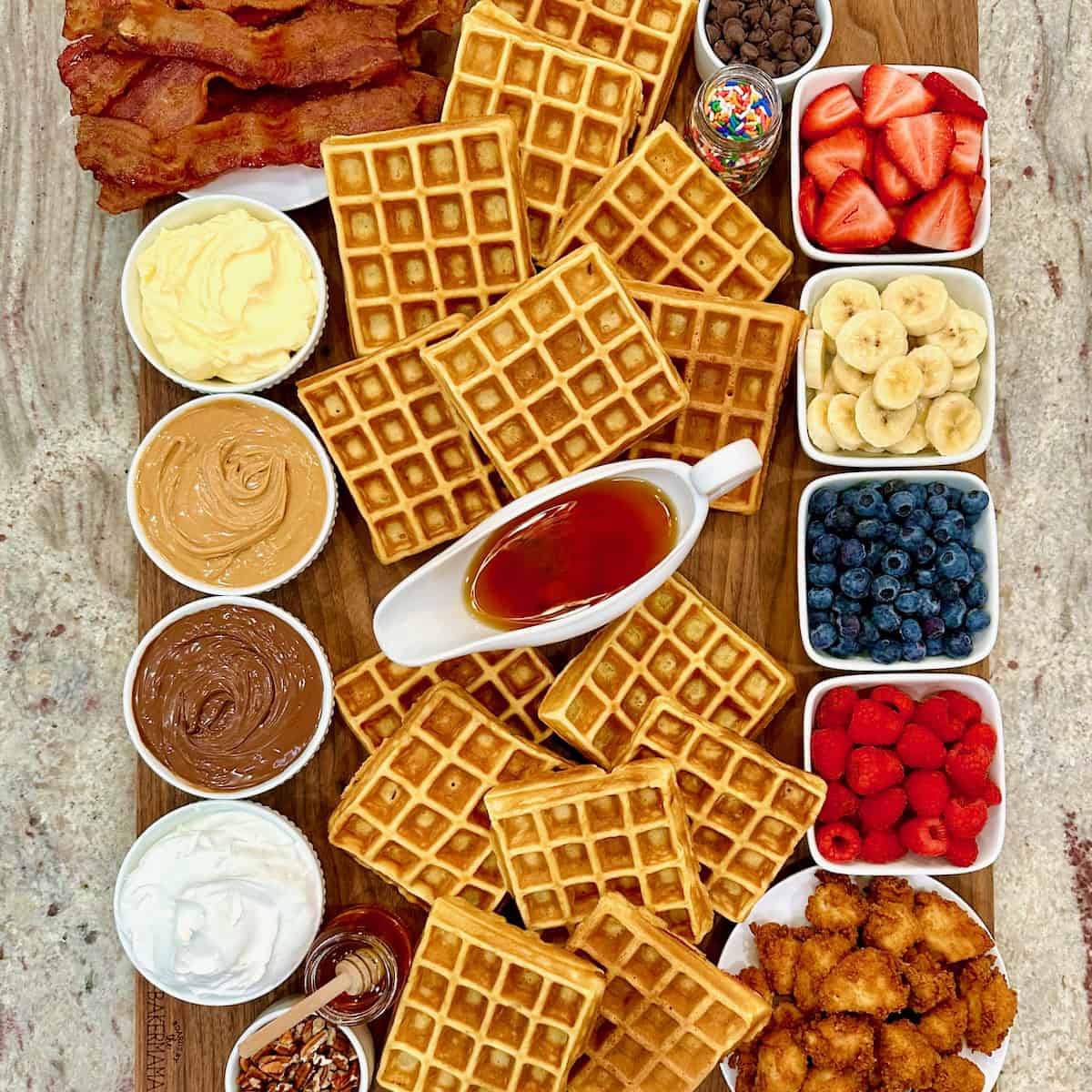 Build-Your-Own Waffle Board - The BakerMama