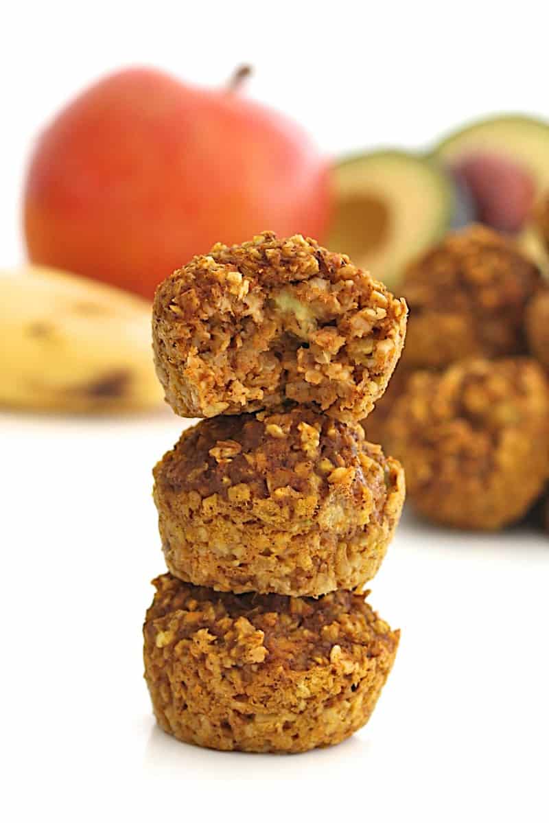 Baby Food Oatmeal Bites | The BakerMama