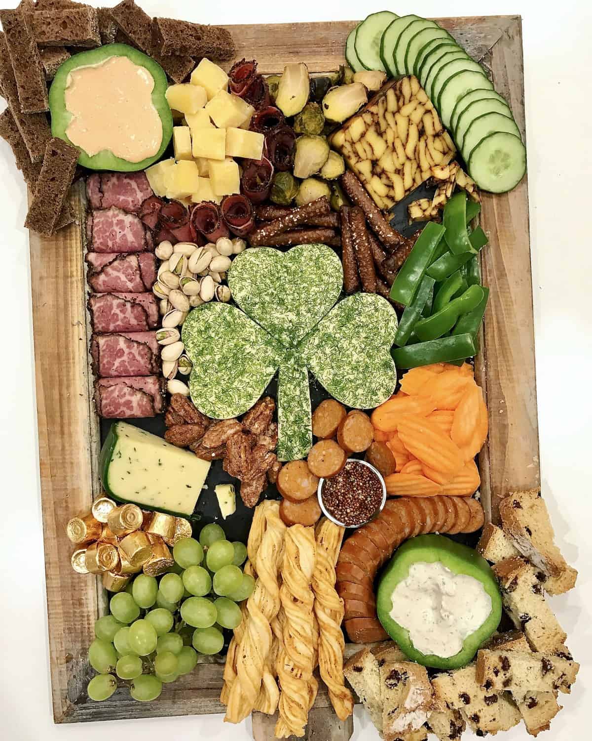 St. Patrick's Day Snack Board - The BakerMama