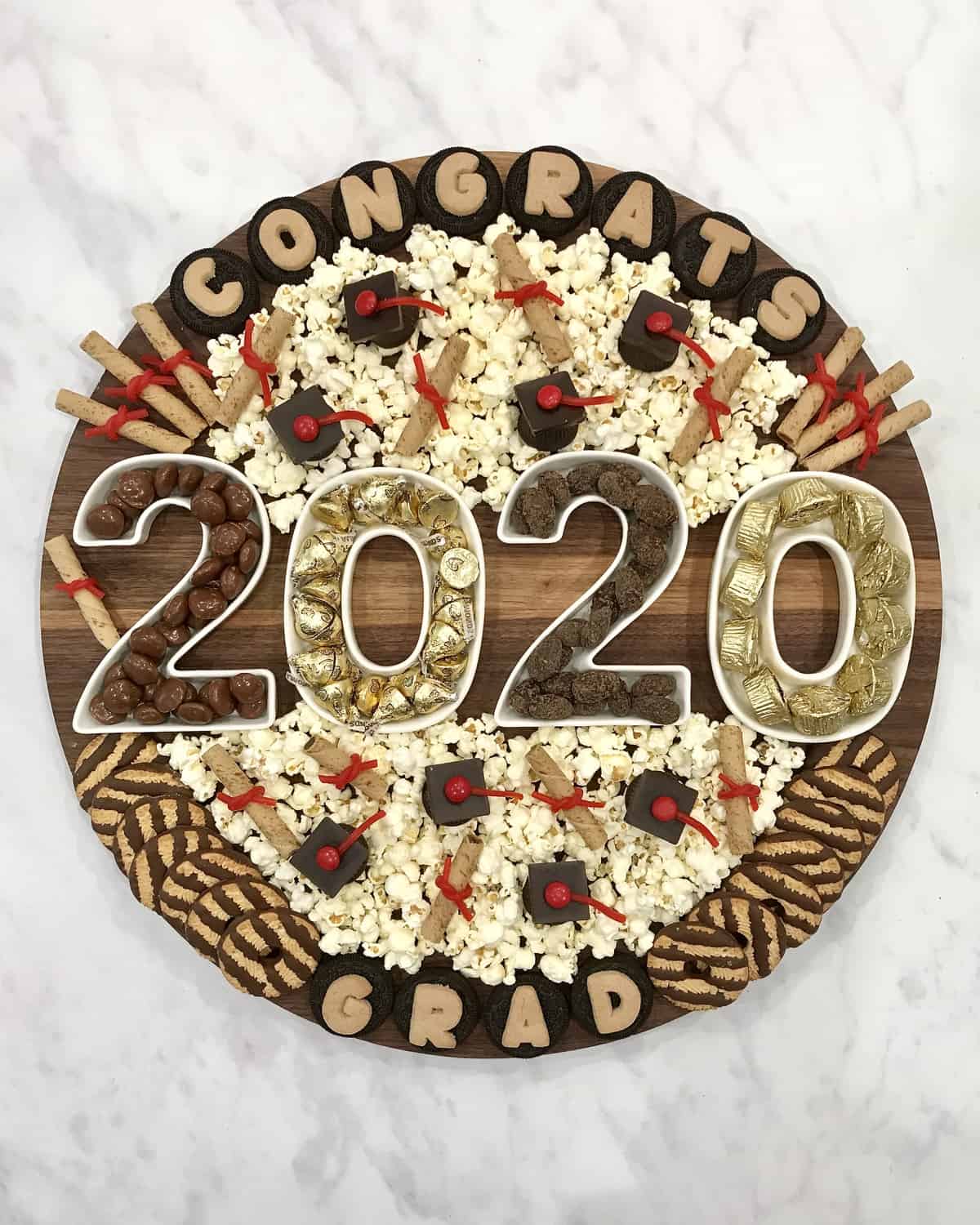 Graduation Snack Board - The BakerMama