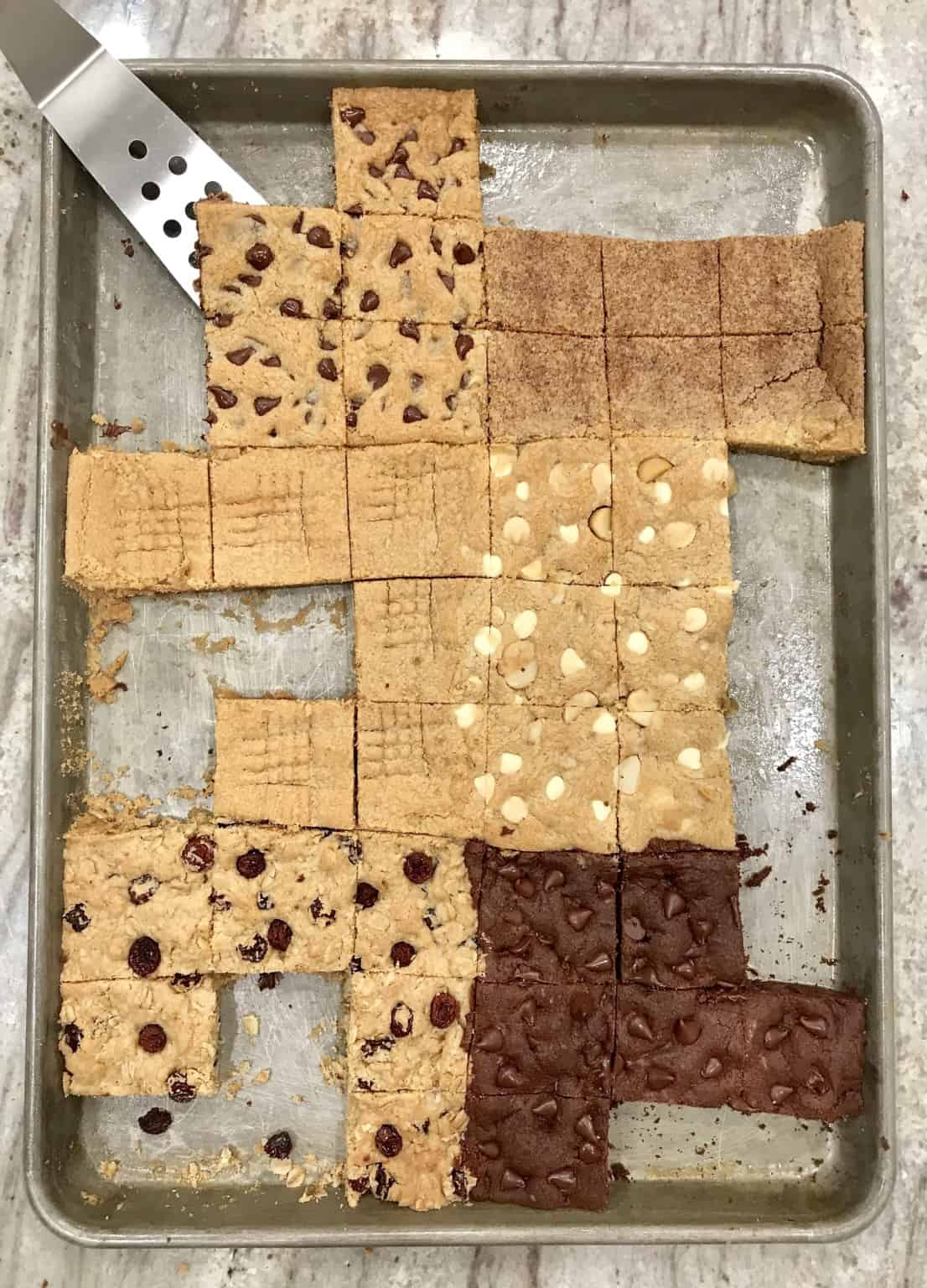 6-in-1 Sheet Pan Cookie Bars - The BakerMama