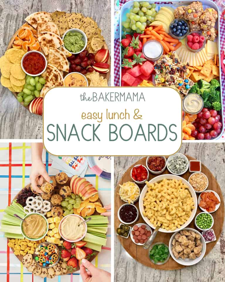Easy Lunch and Snack Boards - The BakerMama