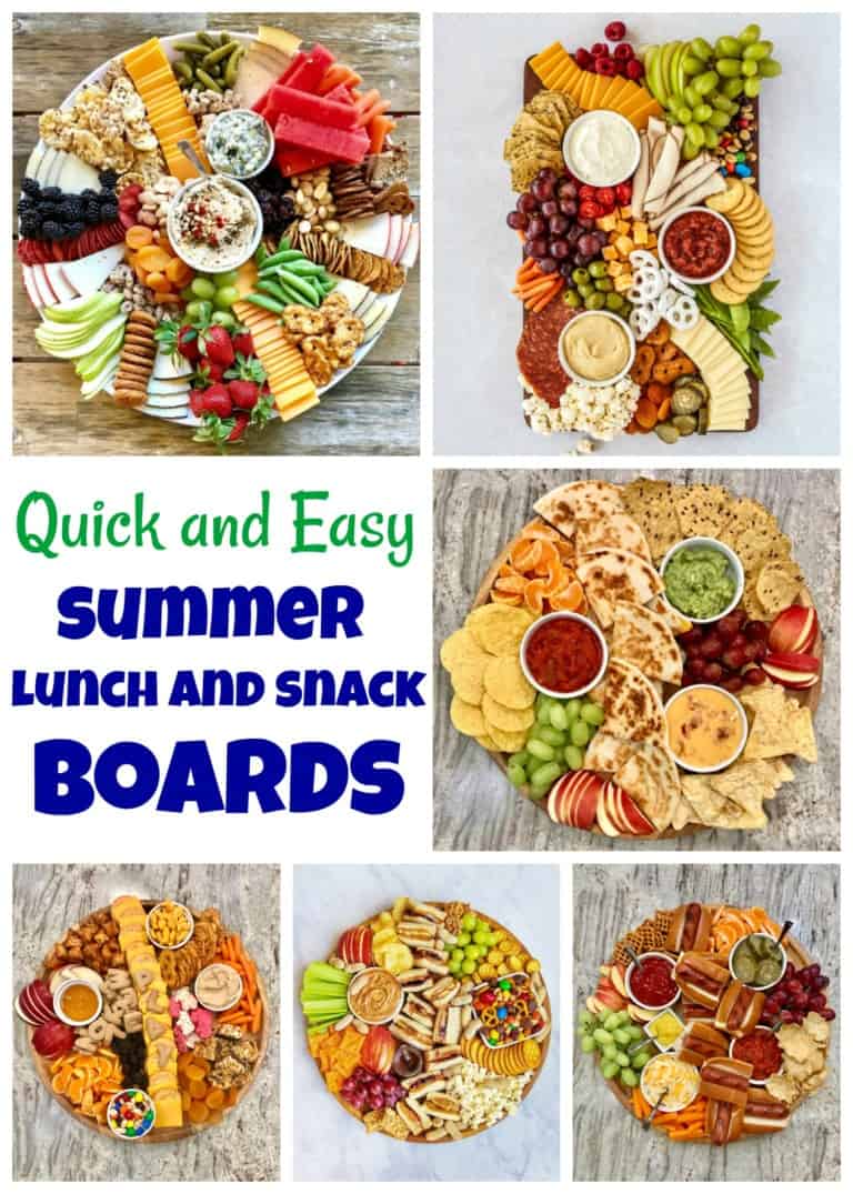 Summer Lunch and Snack Boards - The BakerMama