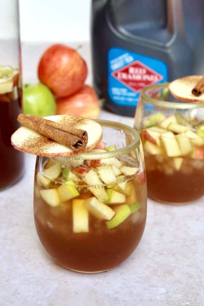 Cinnamon Apple Iced Sweet Tea - The BakerMama