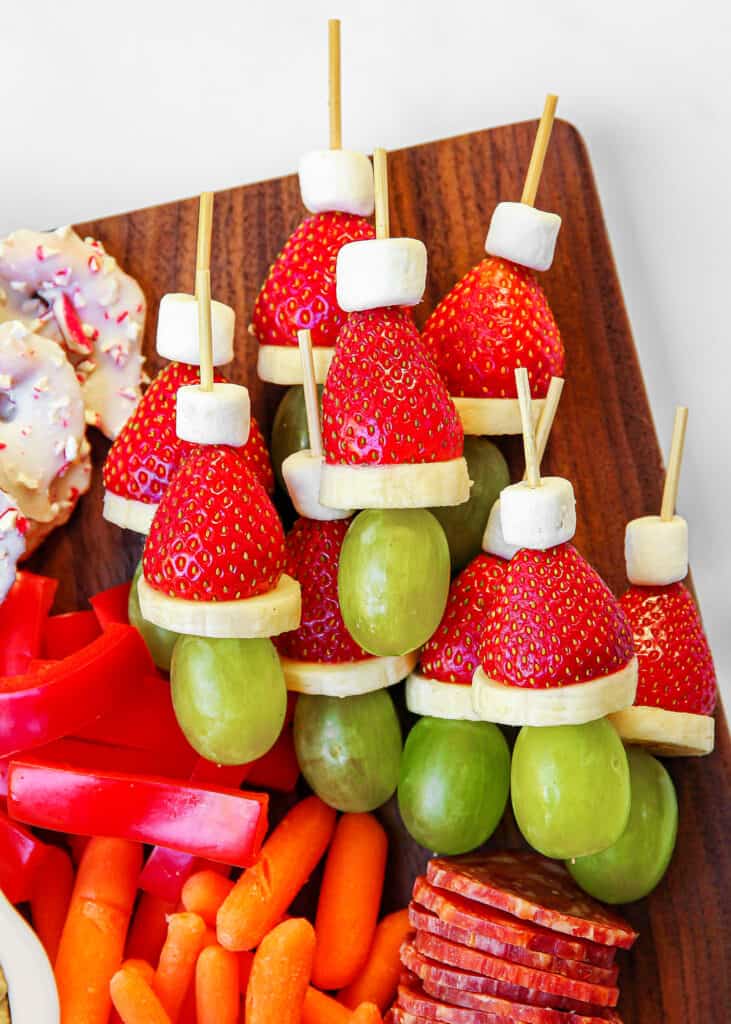 Holly Jolly Kid's Snack Board - The BakerMama