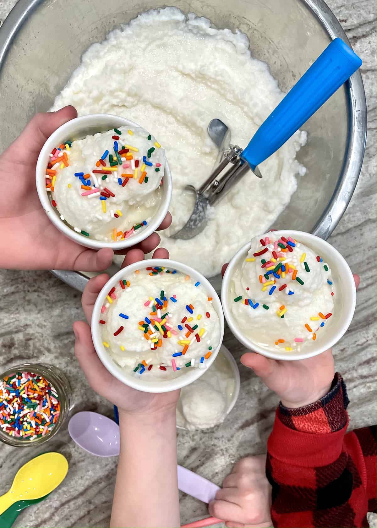 Fresh Snow Ice Cream - The BakerMama