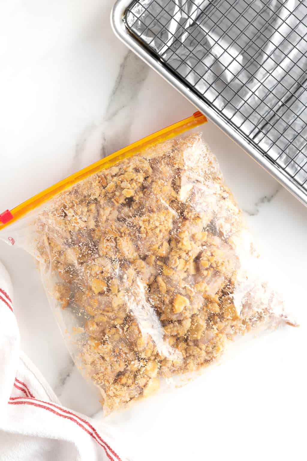 3-Ingredient Ritzy Chicken Nuggets - The BakerMama