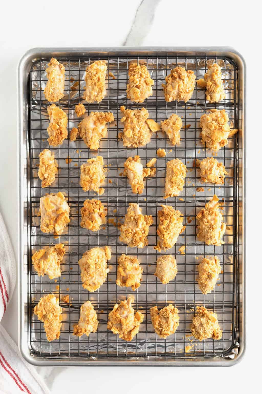 3-Ingredient Ritzy Chicken Nuggets - The BakerMama