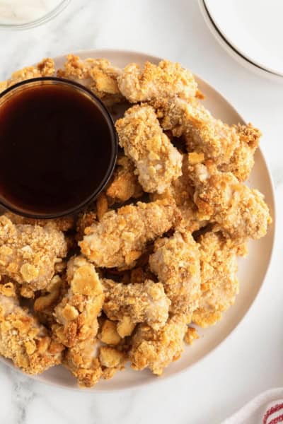 3-Ingredient Ritzy Chicken Nuggets - The BakerMama