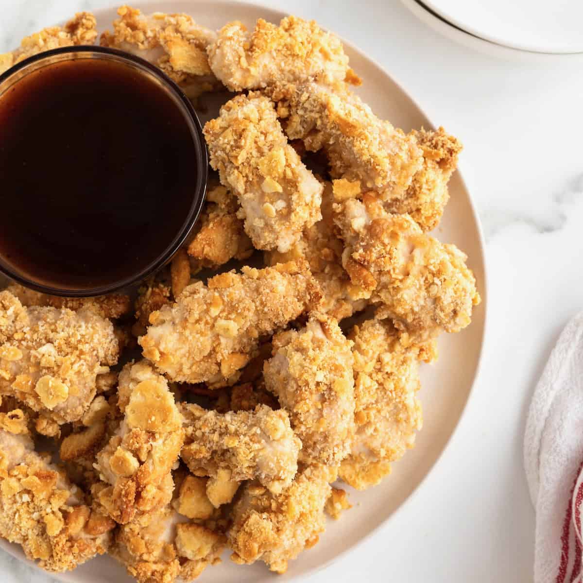 3-Ingredient Ritzy Chicken Nuggets - The BakerMama