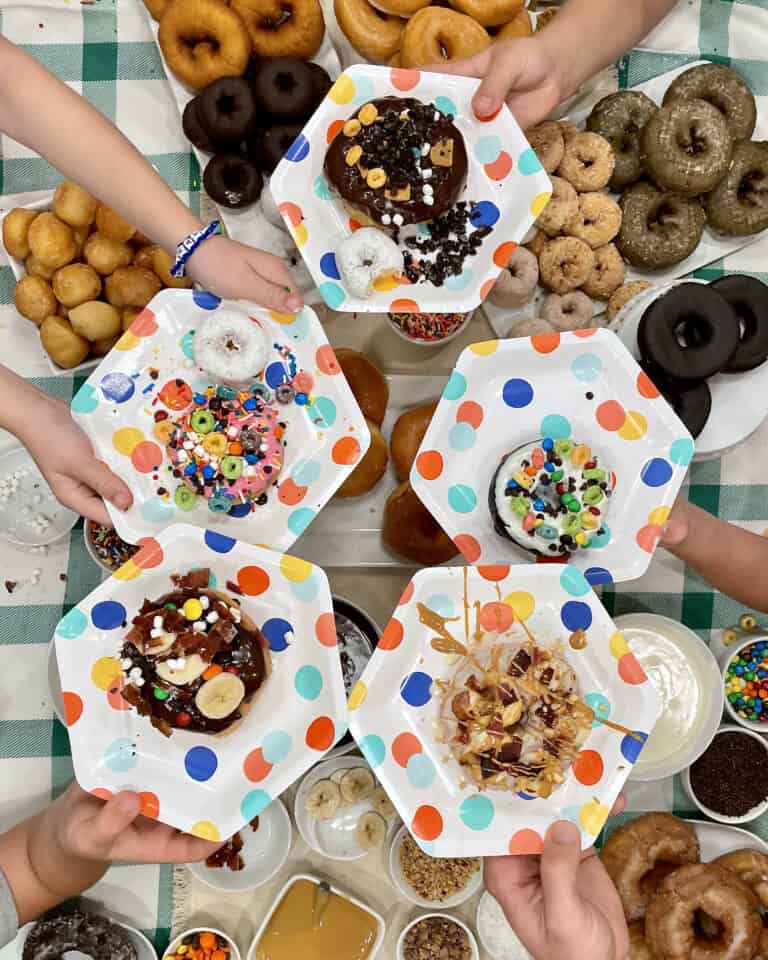 Decorate-Your-Own Donut Spread - The BakerMama Decorate-Your-Own Donut Spread - The BakerMama