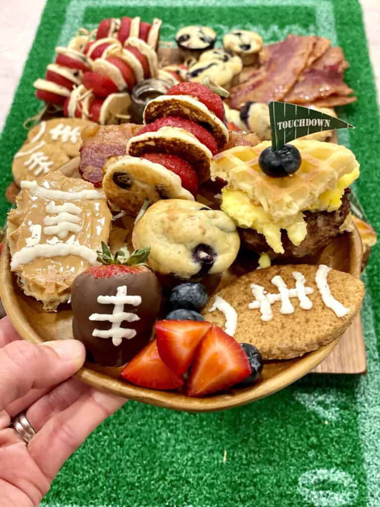 Tailgate Breakfast Board - The BakerMama