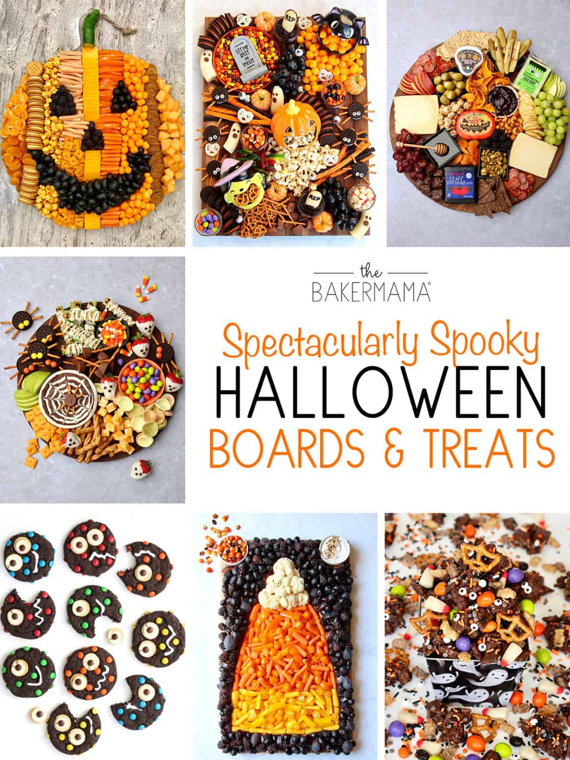 Kid-Friendly Halloween Snack Board - The BakerMama
