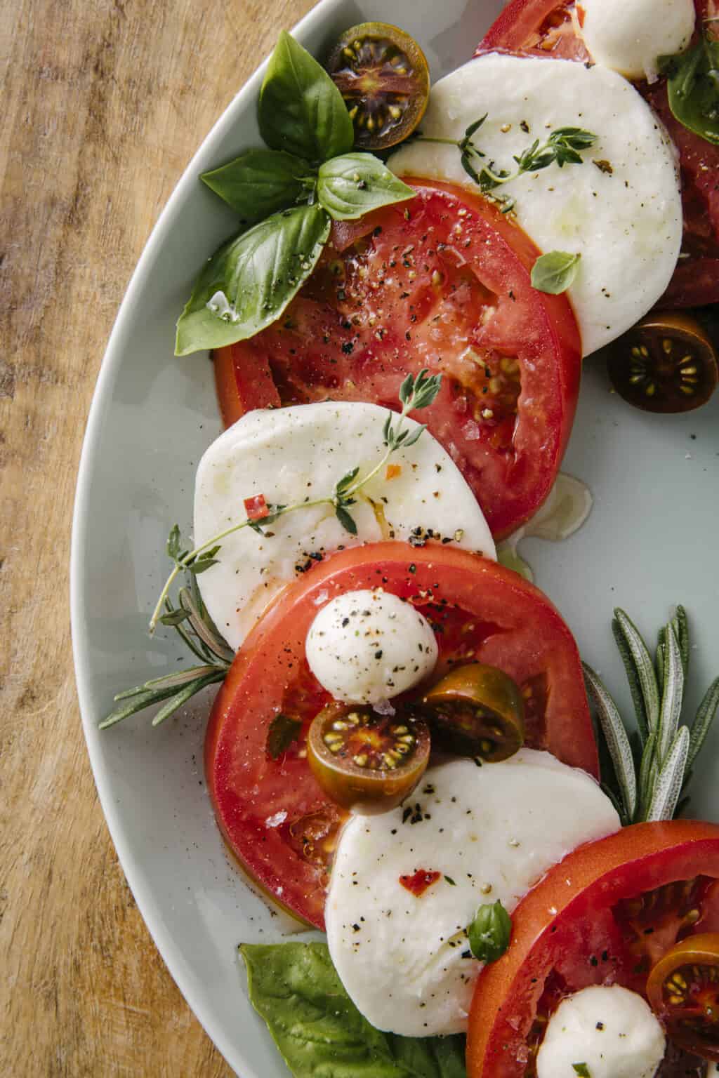 Caprese Wreath - The BakerMama