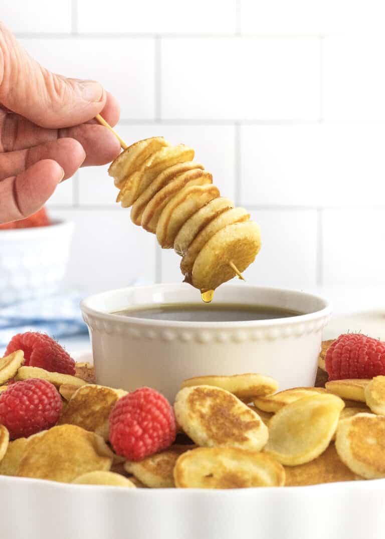 Family Favorite Mini Pancakes - The BakerMama