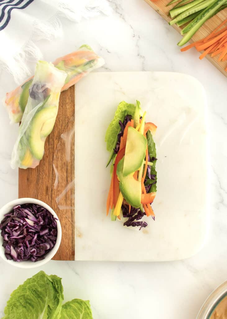 Fresh Summer Rolls - The BakerMama