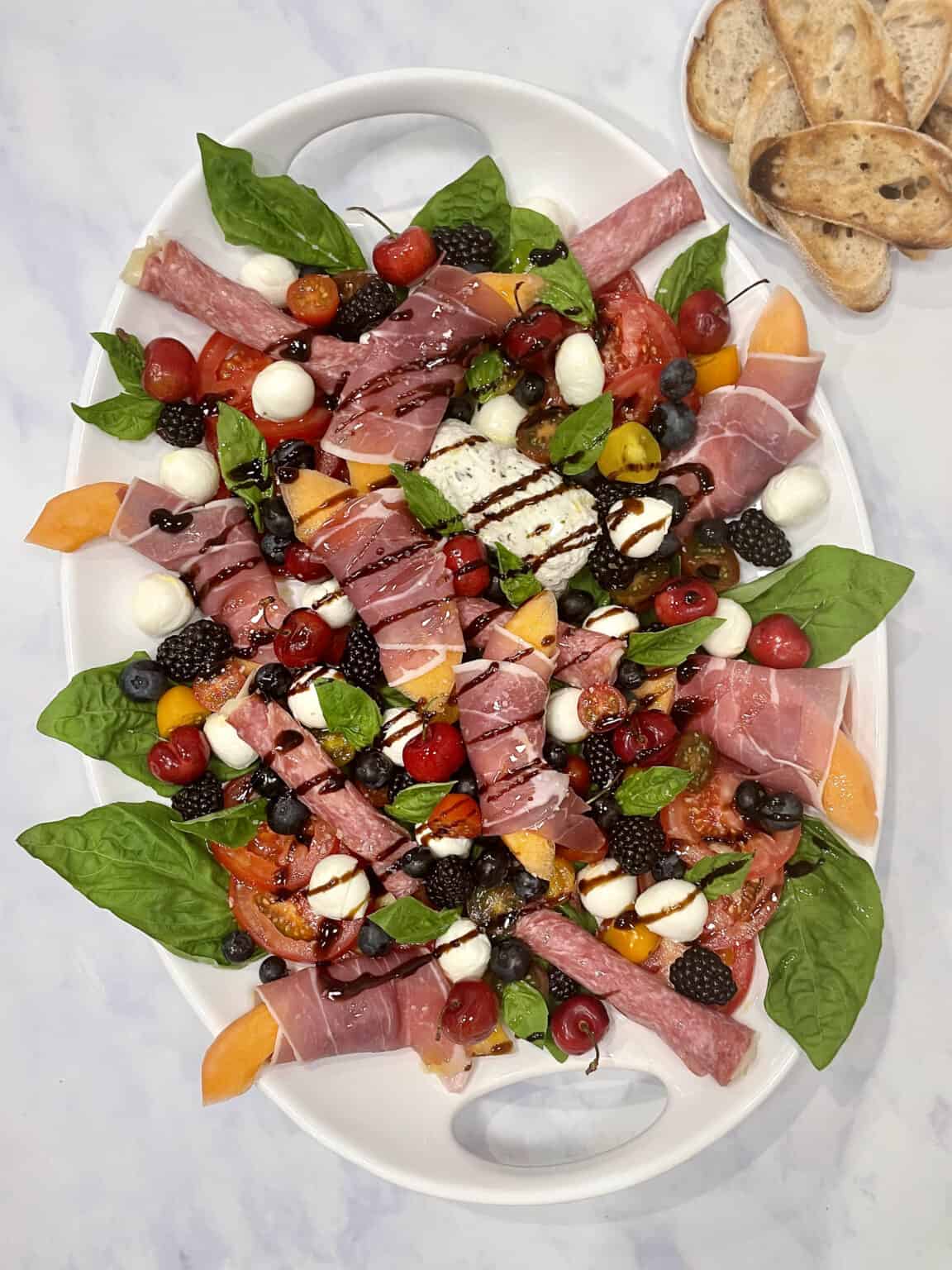 Fresh Summer Cheese Platter - The BakerMama