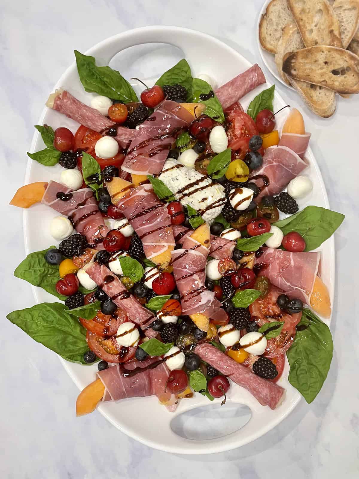 Fresh Summer Cheese Platter - The BakerMama