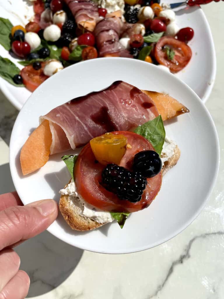Fresh Summer Cheese Platter - The BakerMama