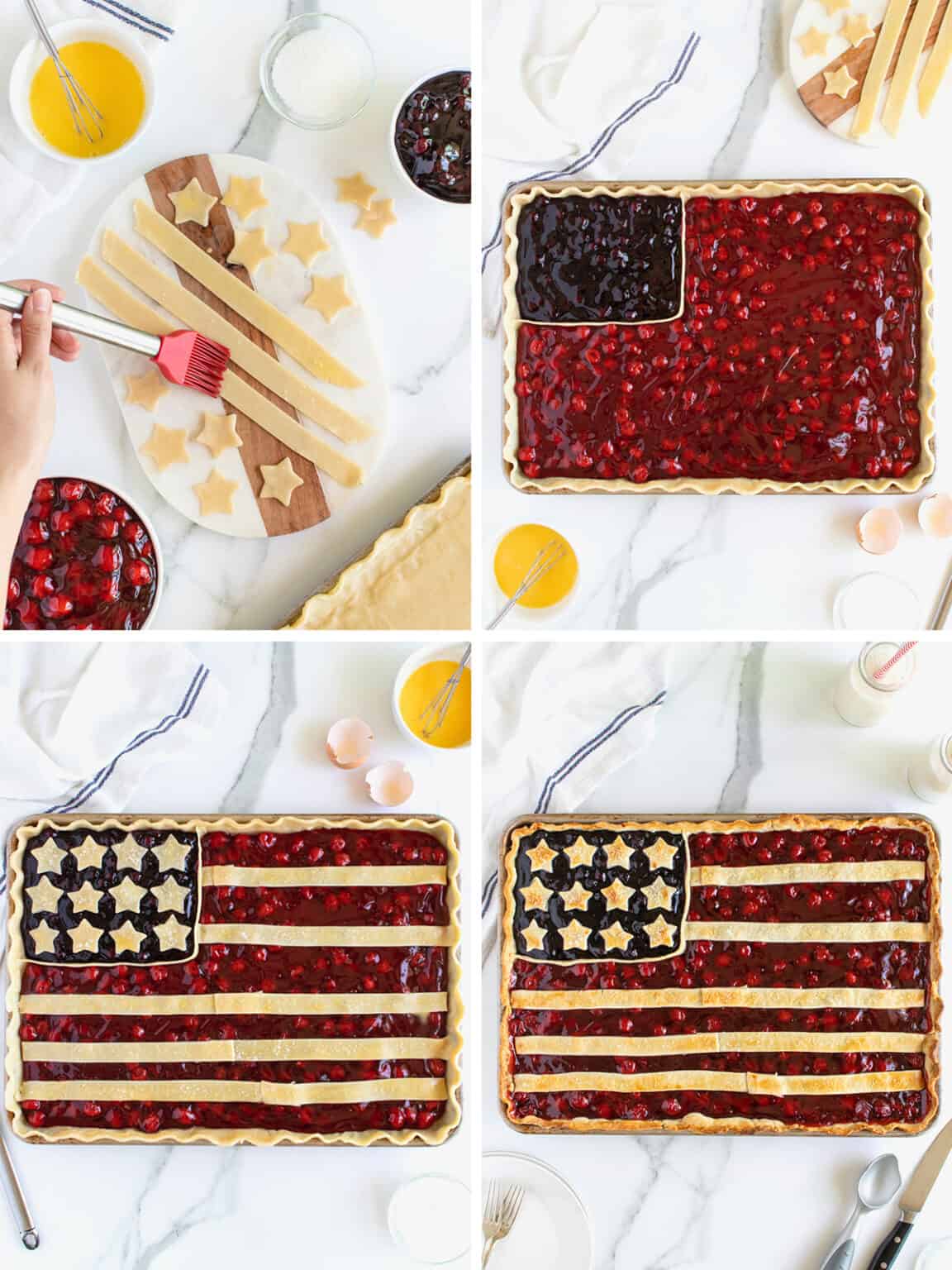 American Flag Pie - The BakerMama