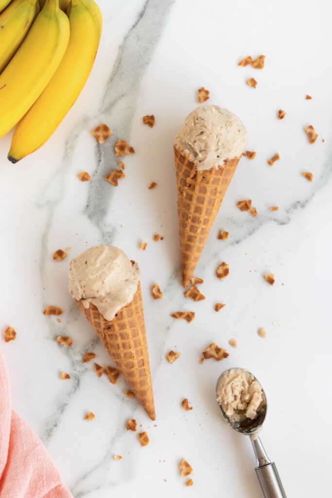 One-Ingredient Banana Ice Cream - The BakerMama