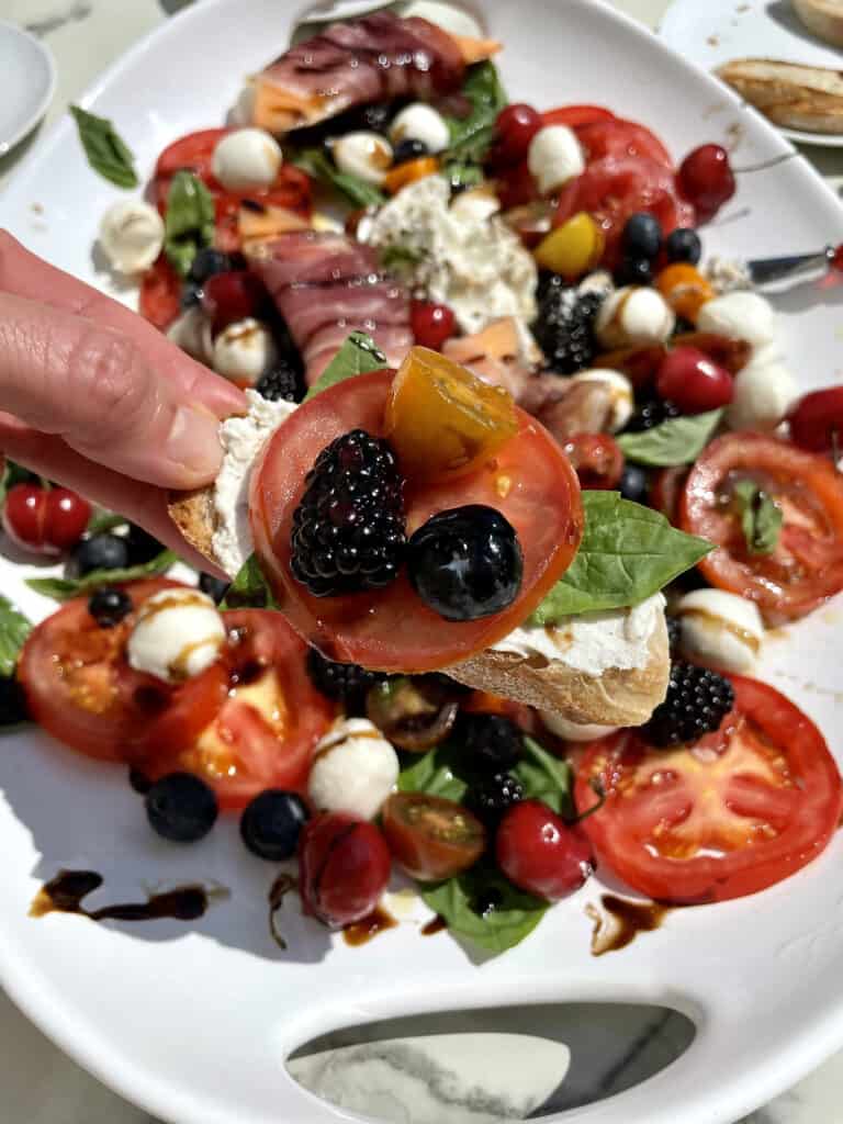 Fresh Summer Cheese Platter - The BakerMama