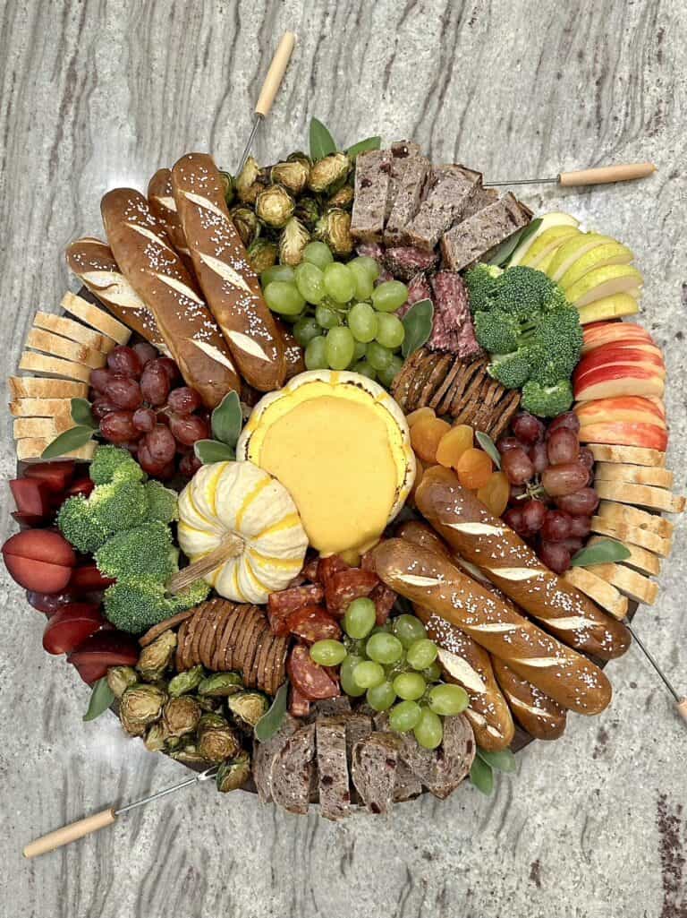 Fall Fondue Board - The BakerMama