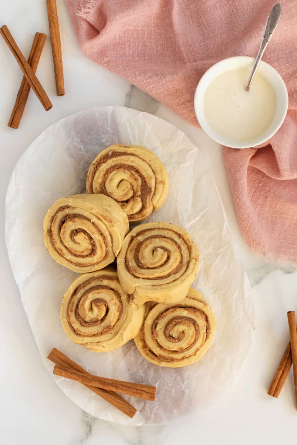 Mini Cinnamon Rolls - The BakerMama