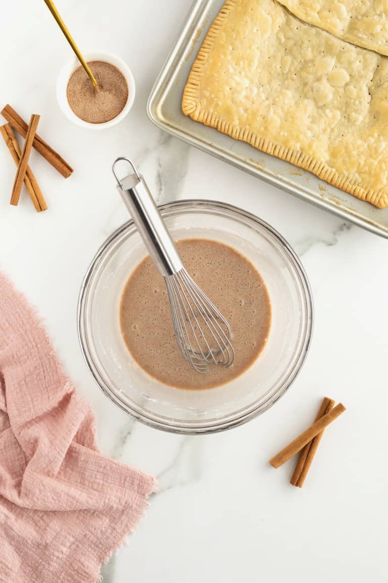 Cinnamon Brown Sugar Sheet Pan Pop Tart - The BakerMama