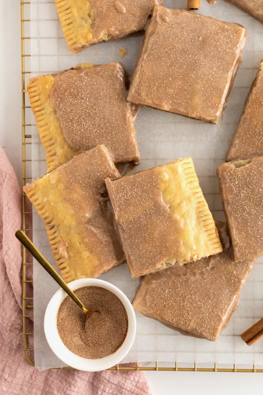 Cinnamon Brown Sugar Sheet Pan Pop Tart - The BakerMama