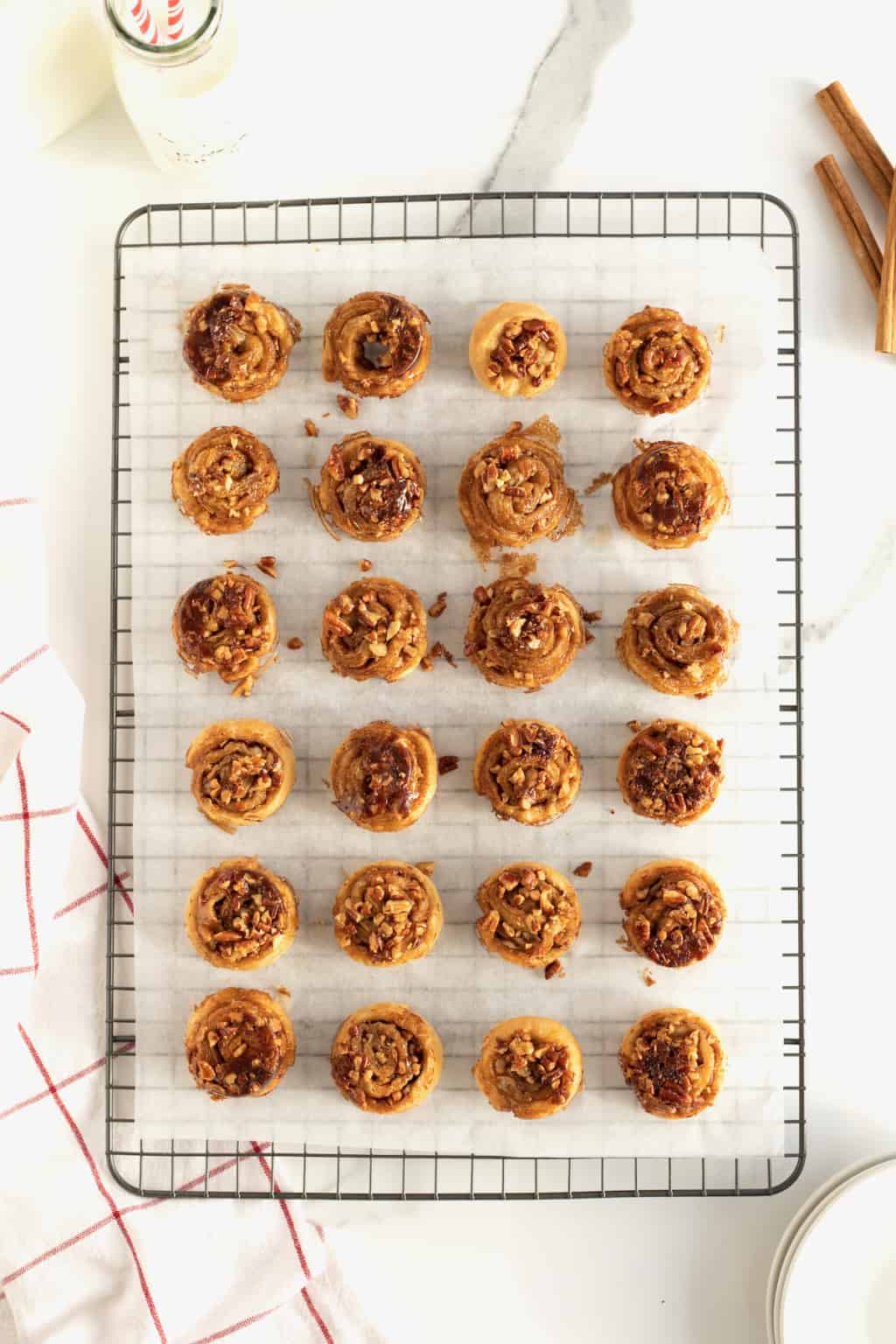 Sticky Bun Bites - The BakerMama