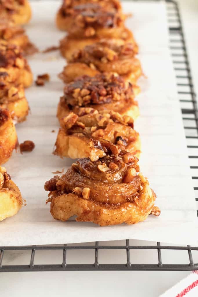 Sticky Bun Bites - The BakerMama