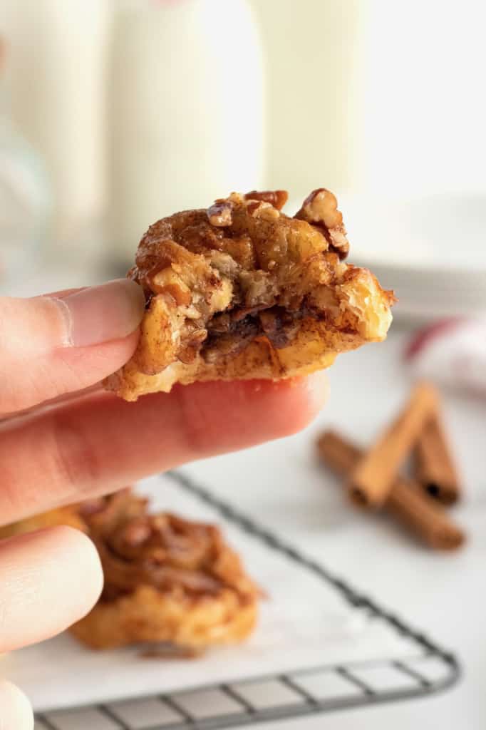 Sticky Bun Bites - The BakerMama