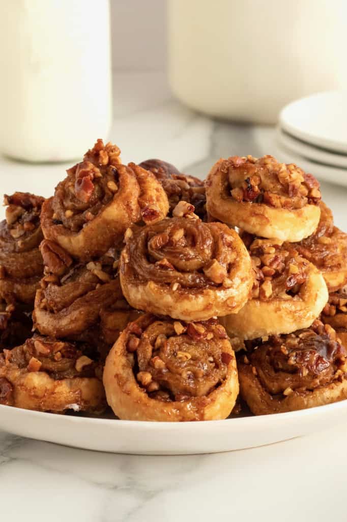 Sticky Bun Bites - The BakerMama