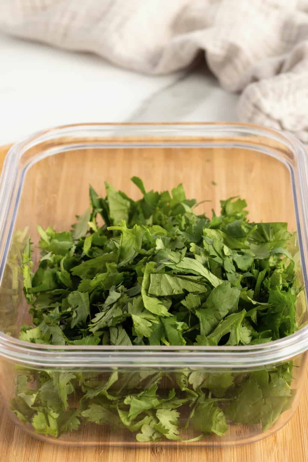 How to Wash Cilantro - The BakerMama