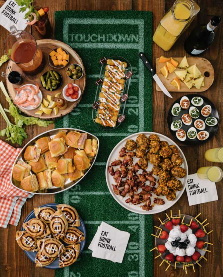 Game Day Boards and Snack Trays - The BakerMama