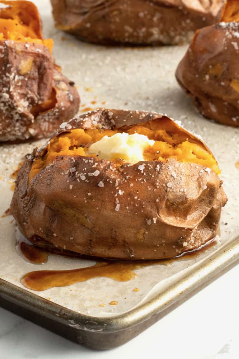 How to Bake a Sweet Potato - The BakerMama