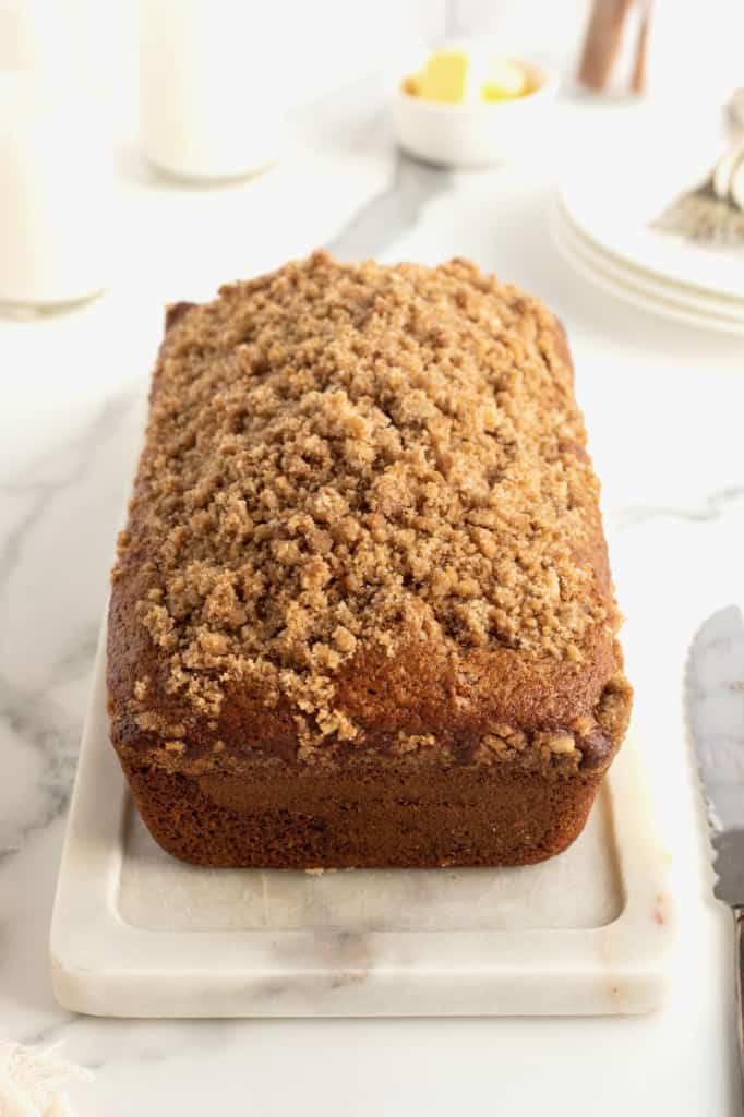 Maple Cinnamon Streusel Bread - The BakerMama