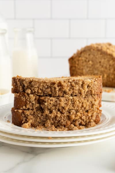 Maple Cinnamon Streusel Bread - The BakerMama