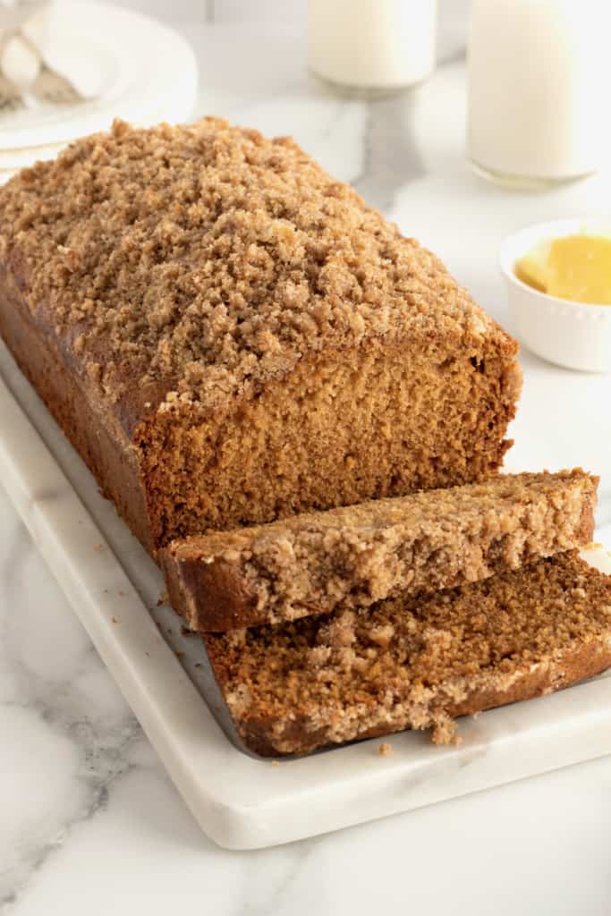 Maple Cinnamon Streusel Bread - The BakerMama