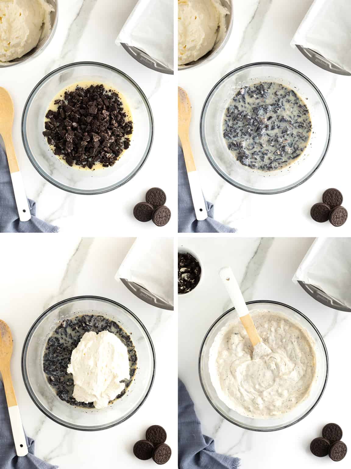Cookies and Cream Ice Cream - The BakerMama