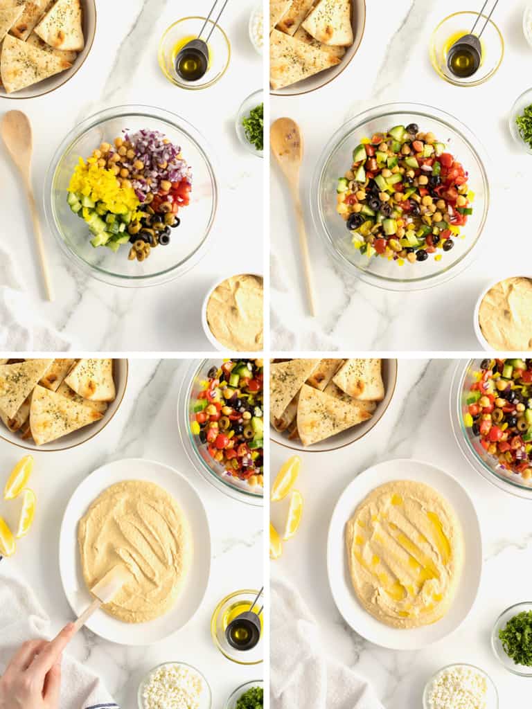 Restaurant Style Loaded Hummus - The BakerMama