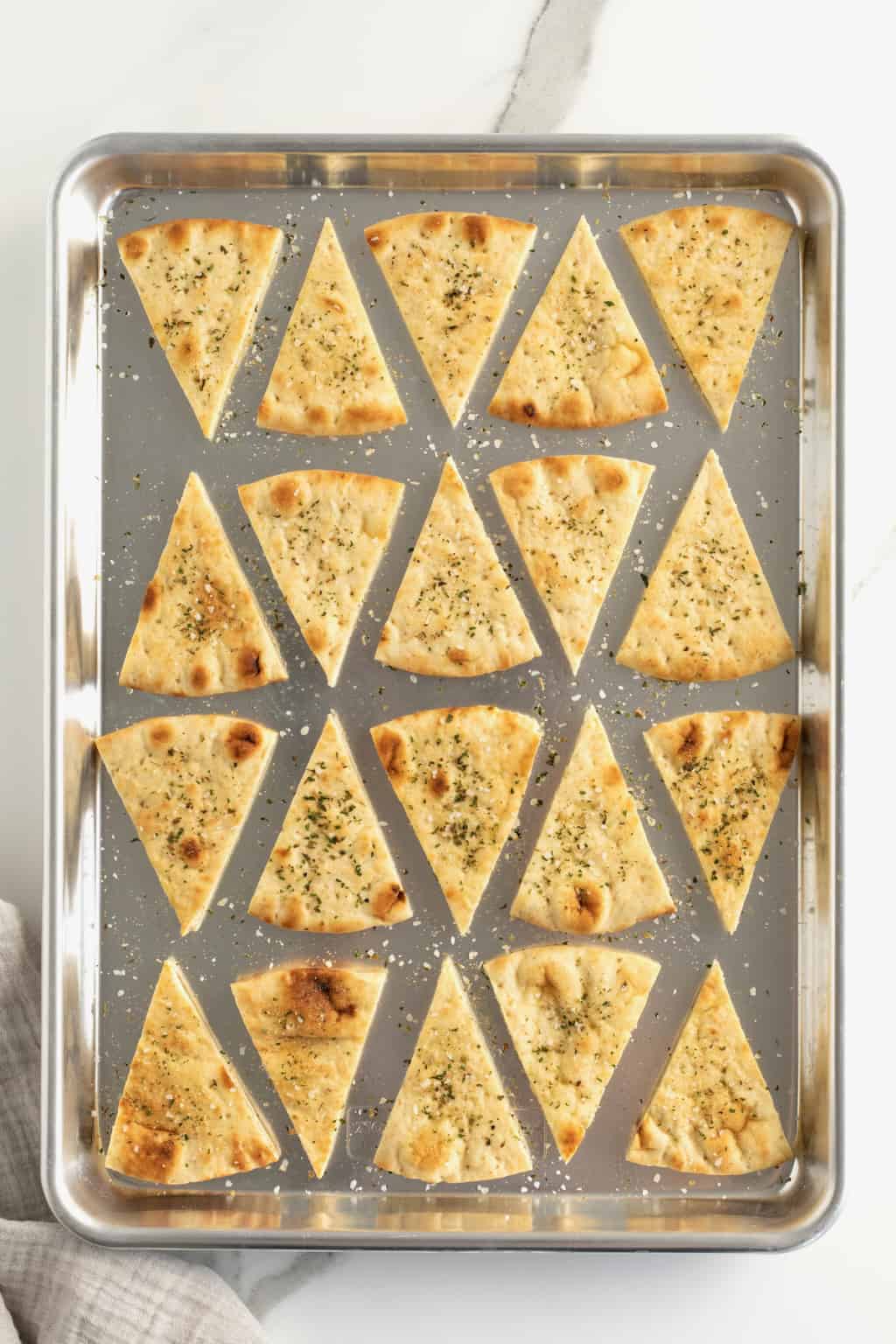 Baked Pita Chips - The BakerMama