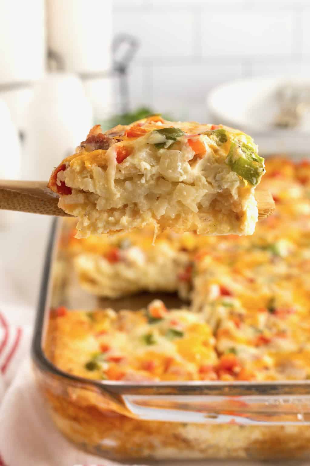Hash Brown Breakfast Casserole - The BakerMama